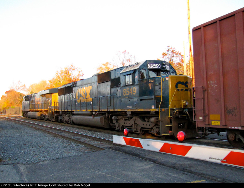 CSX 8549 and 3010